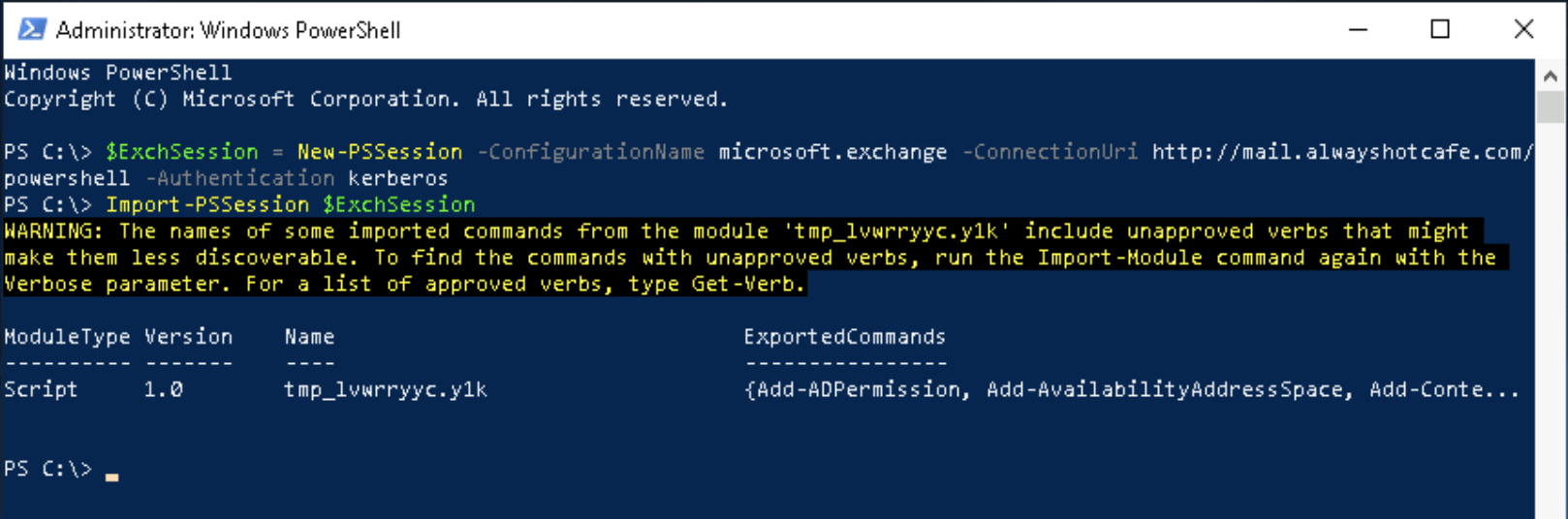Accessing Microsoft Exchange: the GUI vs Shell | OpenTechTips