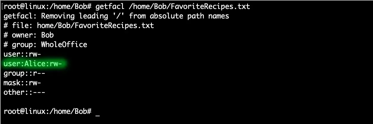Specifying granular UNIX file permissions using SETFACL | OpenTechTips Specifying granular UNIX file permissions using SETFACL | OpenTechTips