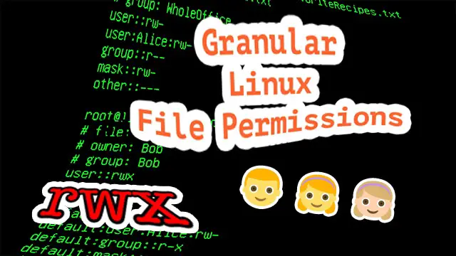 Specifying Granular Unix File Permissions Using Setfacl Opentechtips