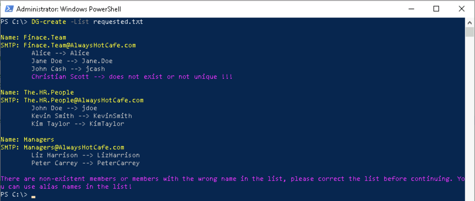 Powershell Script For Mass Creating Distribution Groups Opentechtips
