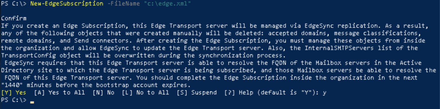 Install and Fully Set up an Exchange Edge Transport Server 2019 ...