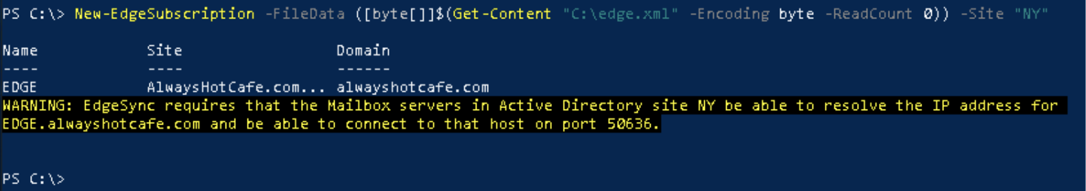 Install and Fully Set up an Exchange Edge Transport Server 2019 ...