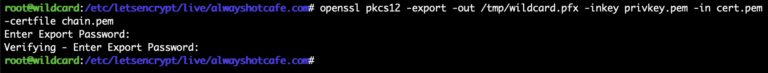How to create a PFX file using OpenSSL | OpenTechTips