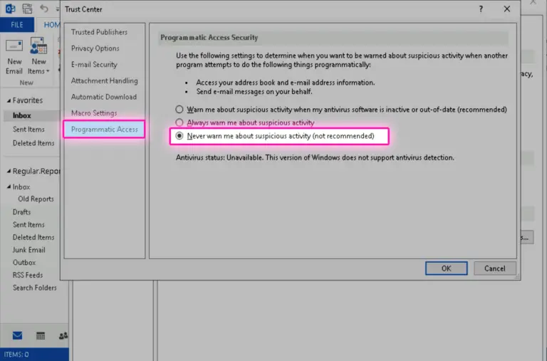 Outlook Script To Automate Downloading Attachments From Incoming Emails Opentechtips 