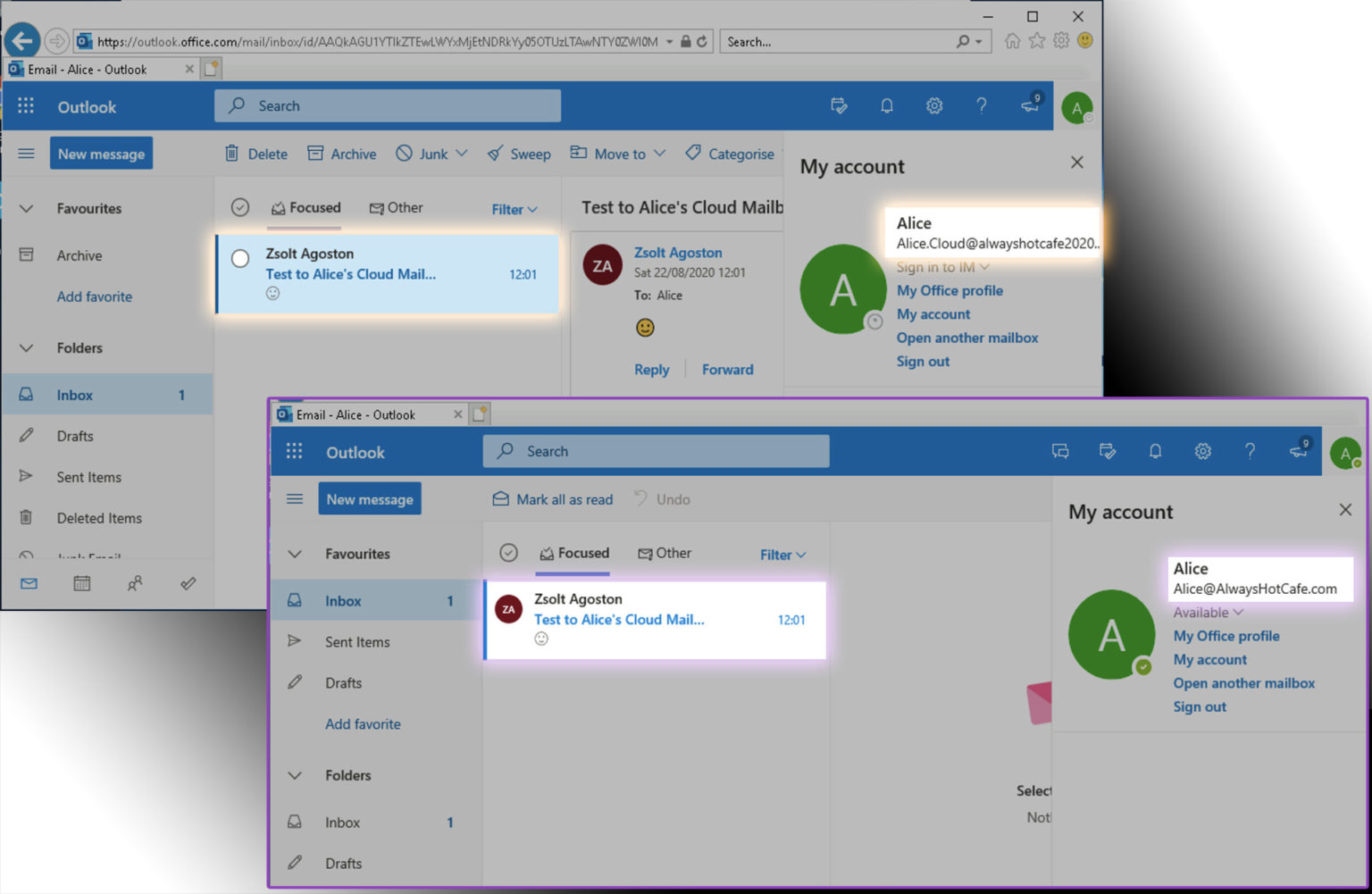 Office 365 - Connect Mailbox to Different User | The ImmutableID ...