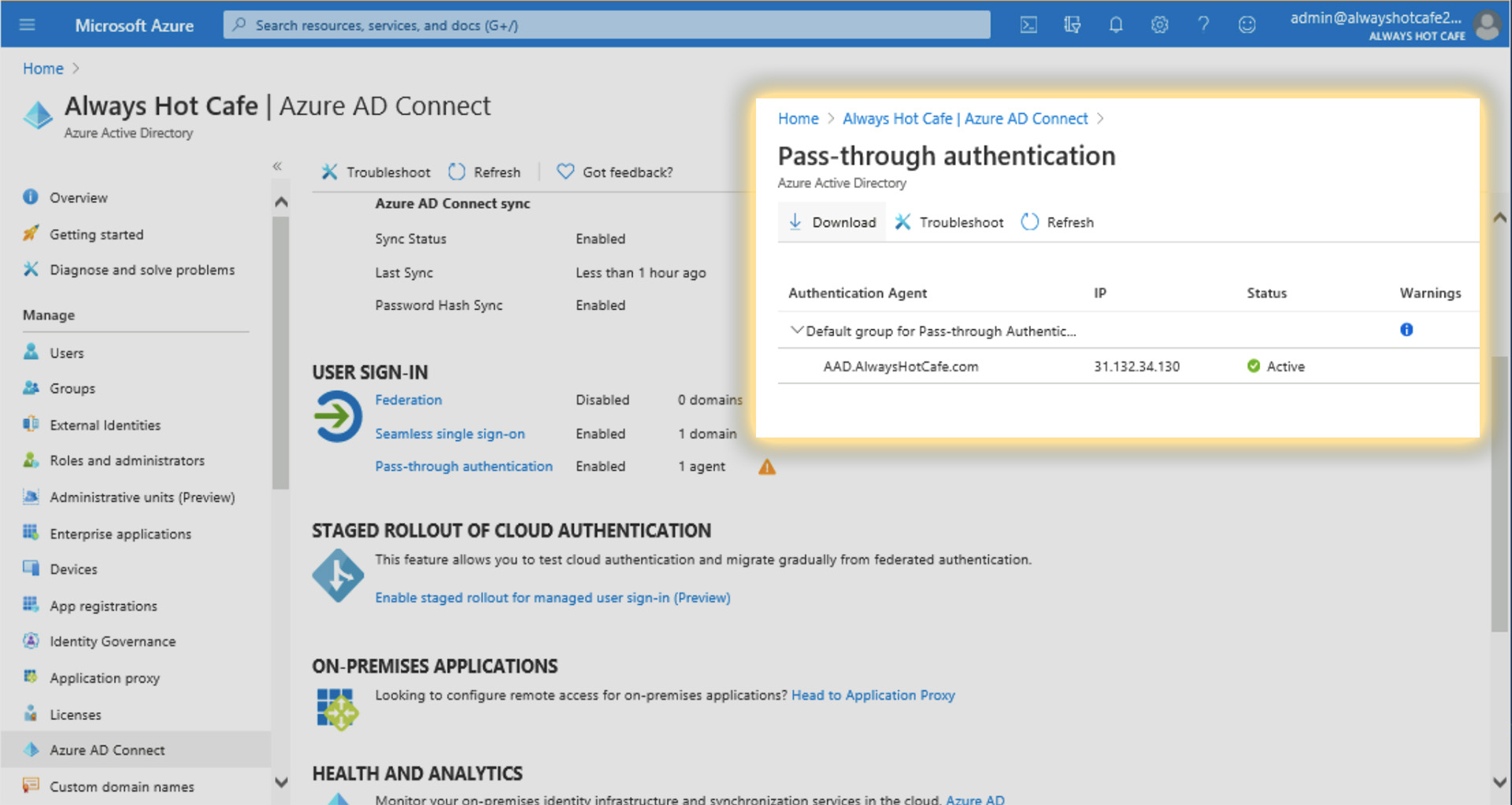 Office 365 - Seamless SSO Configuration without ADFS | PTA | OpenTechTips