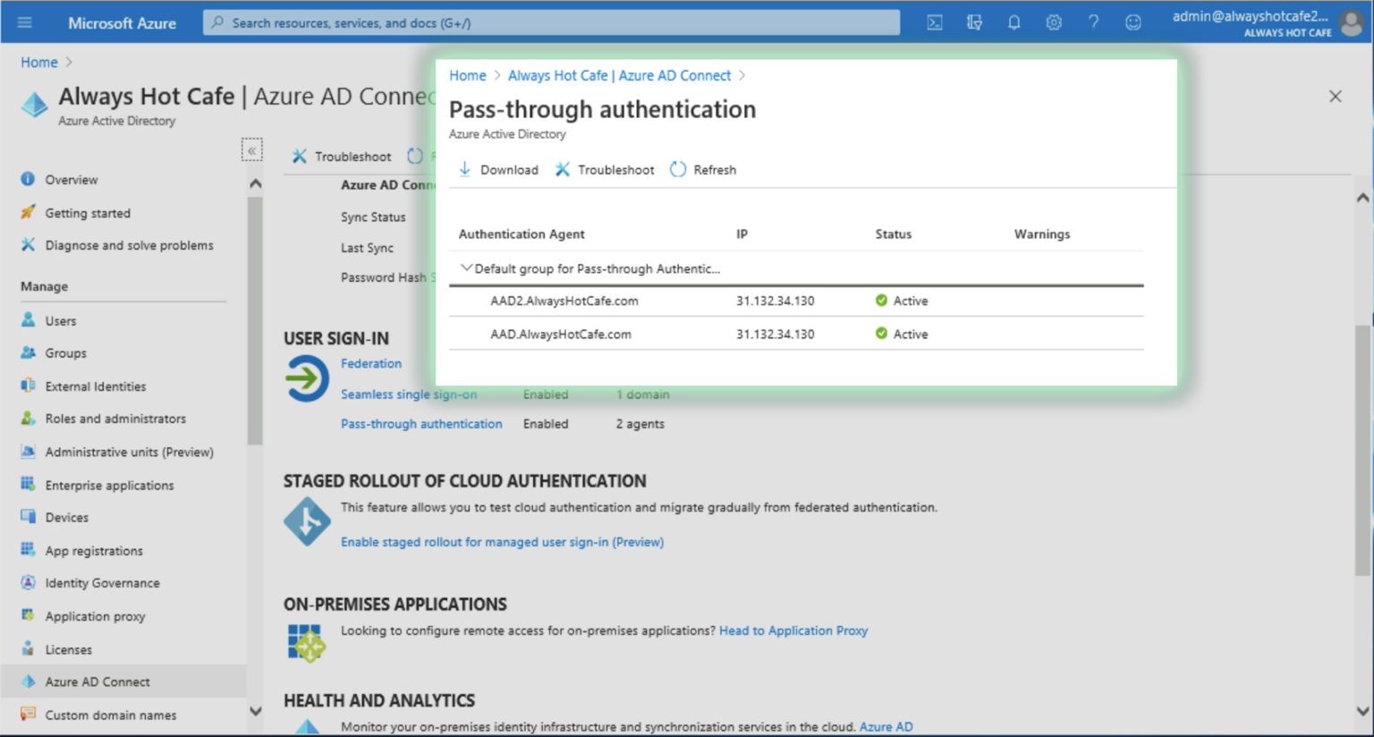 Office 365 - Seamless SSO Configuration without ADFS | PTA | OpenTechTips