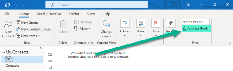 How to print the Global Address Book in Outlook | OpenTechTips