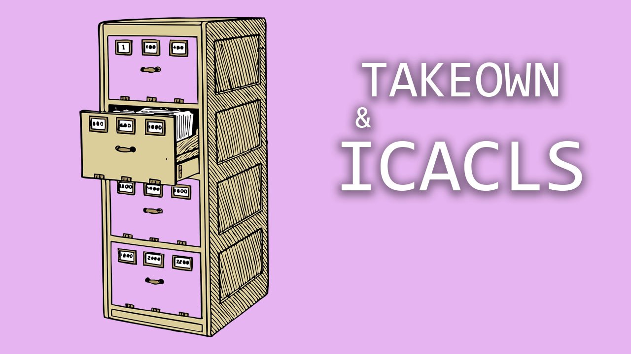 Take Ownership and Grant Permission in Windows | TAKEOWN & ICACLS ...